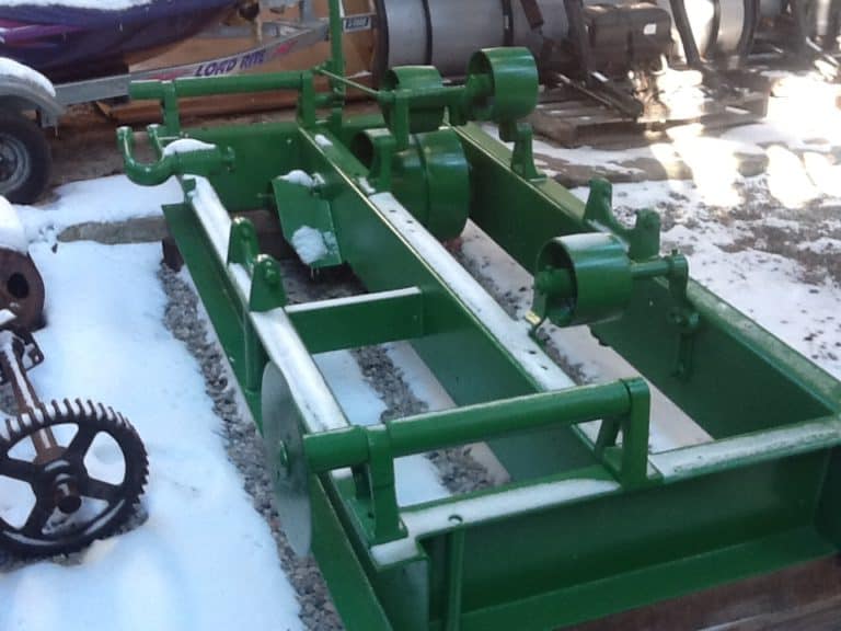 Frick "O" carriage w/ Model B manual setworks - Sawmill Equipment